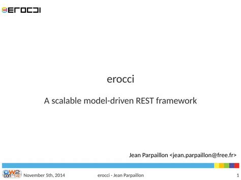 pdf erocci a scalable model driven rest framework dokumen tips