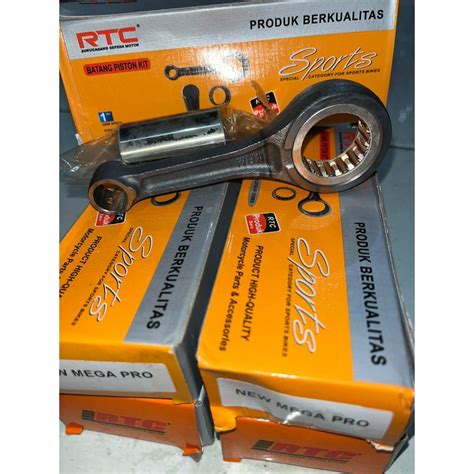 Jual Rtc Stang Piston Seher Conrod Connecting Rod Kit Honda New Mega