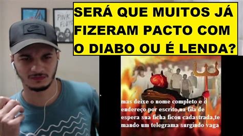 React Fac O Central Pacto O Diabo Youtube