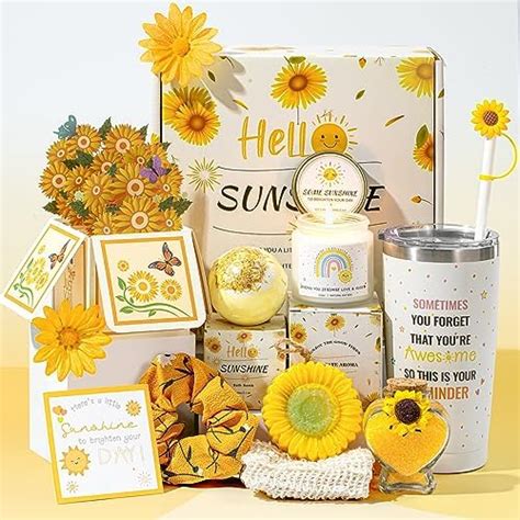 Amazon Sunnychicc Pcs Sunflower Gifts For Women Get Well Soon