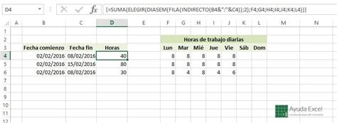 Calcular Horas Entre Dos Fechas En Excel Descargar Manual