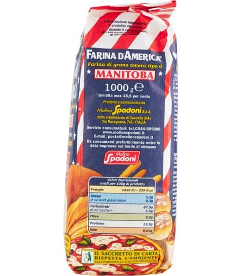 MOLINO SPADONI FARINA TIPO 0 D AMERICA MANITOBA DA 1 KG