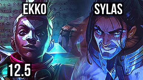 Ekko Vs Sylas Mid M Mastery Games Legendary