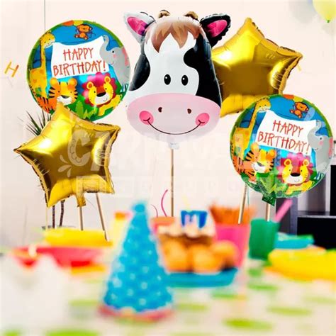 Kit Globos Vaca Decoraci N Fiesta Cumplea Os Vaquita En