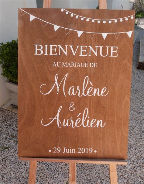 Votre mariage vous en rêvez déjà et voulez un panneau de bienvenue