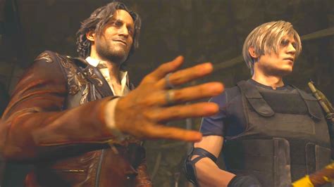 Resident Evil Remake Leon And Luis Sera Best Moments Youtube