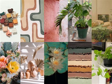 Earth Tones Wall Collage Kit Earth Inspired Collage Kit Earth Tone