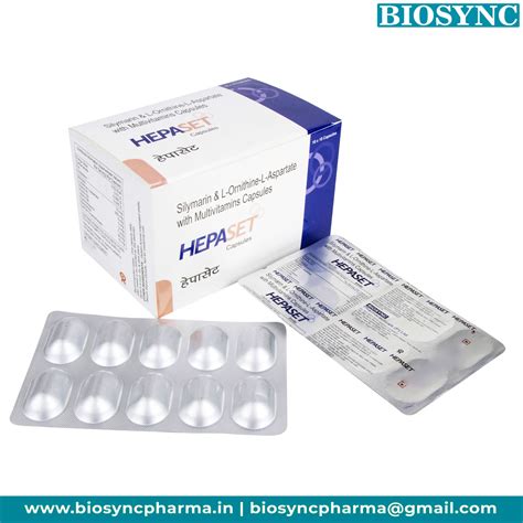 Silymarin L Ornithine L Aspartate With Multivitamin Capsules Manufacturer