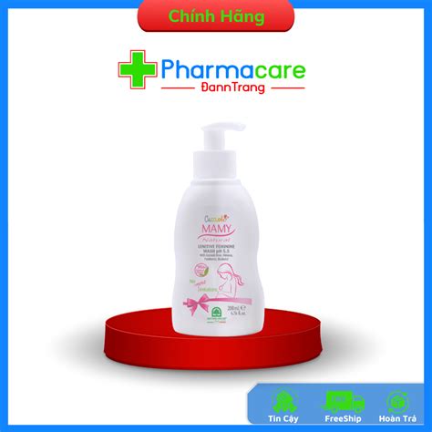 Dung dịch vệ sinh Cucciolo Mamy Natural Lenitive Feminine Wash pH 5 5