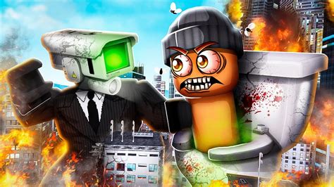 Playing As Skibidi Toilet Boss Vs Cameraman In Roblox Youtube