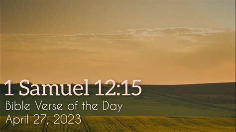 Bible Verse Of The Day April Night Prayer Your Daily