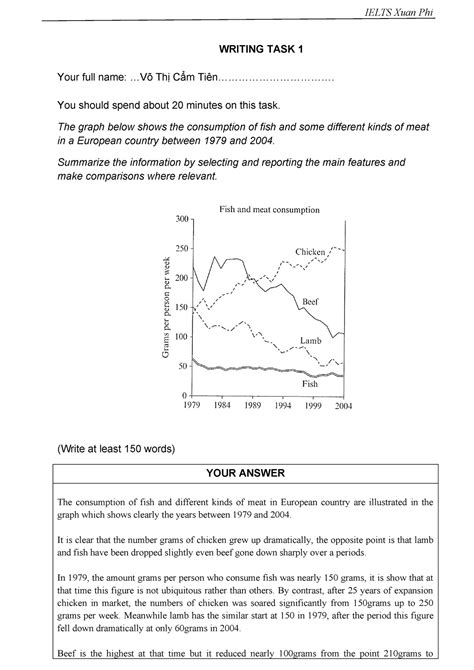 Ielts Writing Academic Test Ielts Xuan Phi Writing Task Your Full