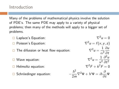 partial differential equations 3 simple examples