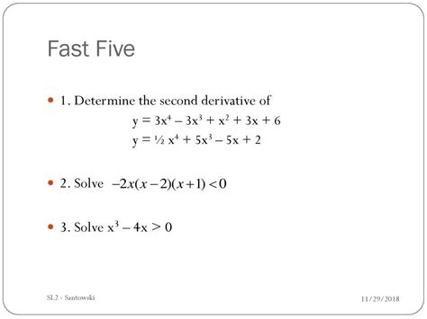 lesson 11 second derivatives and concavity ppt download