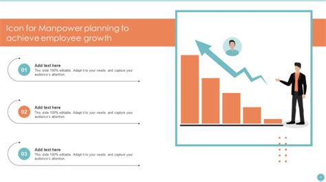 Icon For Manpower Planning To Achieve Employee Growth Icons Pdf