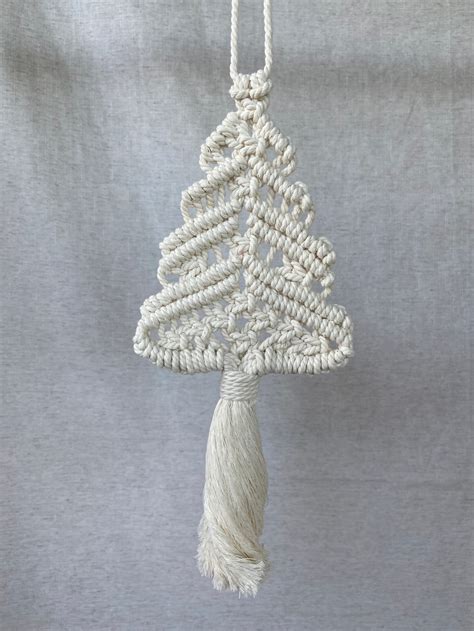 Macrame Christmas Tree Pdf Pattern Macrame Tutorial Pdf Etsy