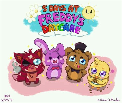 5 Days At Freddys Daycare🌞 Five Nights At Freddys Five Night Fnaf