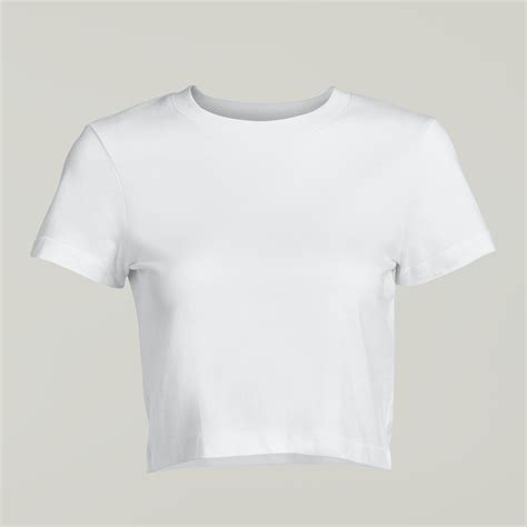 Women S White Crop Top Mockup Premium Image By Rawpixel Kanate