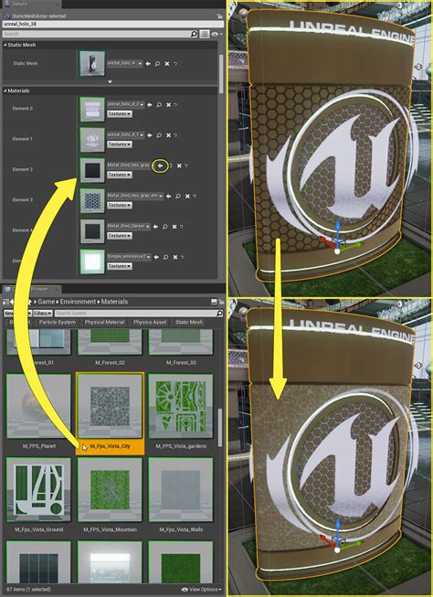 Static Mesh Actors Unreal Engine Documentation