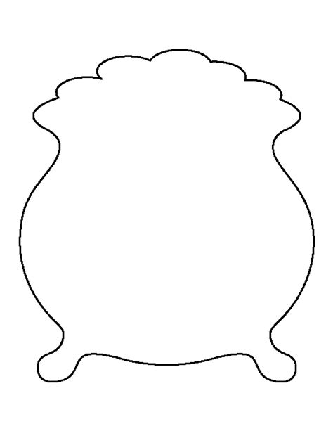 Pot Of Gold Printable Template