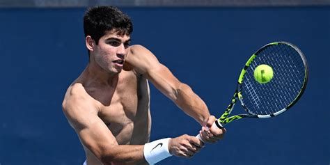 Carlos Alcaraz Heats Up Miami Open Practice Court Carloz Alcaraz