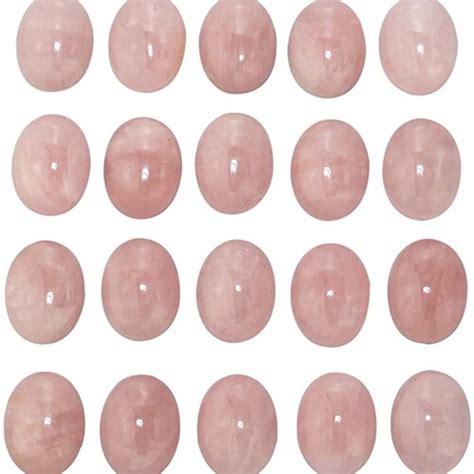 Wholesale Natural Rose Quartz Cab Cabochon 7x5 18x13mm Etsy