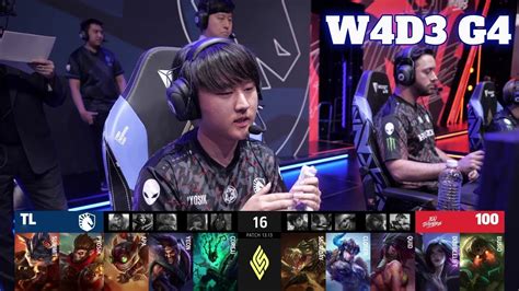 TL Vs 100 Week 4 Day 3 S13 LCS Summer 2023 Team Liquid Vs 100