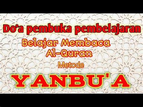 Cara Baca Al Quran Jilid Metode Yanbu A Off
