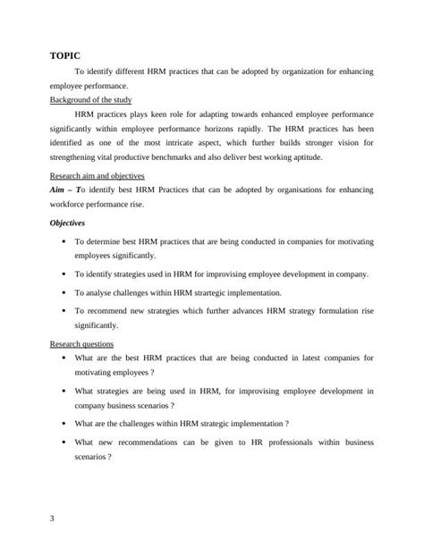 research methodology for identifying hrm practices for enhancing employee performance