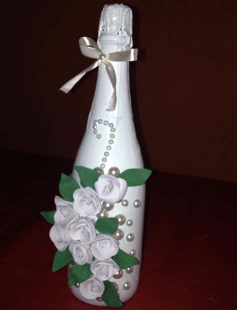 C Mo Decorar Las Botellas Con Rosas Hechas En Foami Para Tu Fiesta De