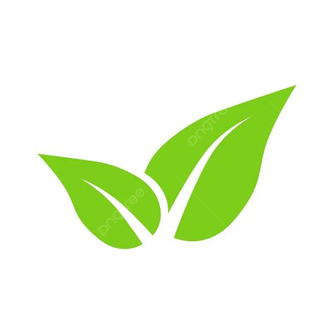 Leaves Green Vector Icon On White Background Tree Sign Spring Vector