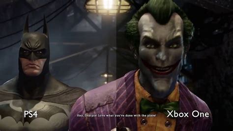 Batman Return To Arkham Ps Vs Xbox One Graphics Comparison Youtube