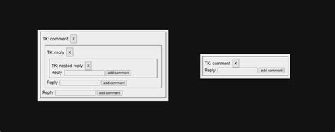 crafting frontend react — nested comments component