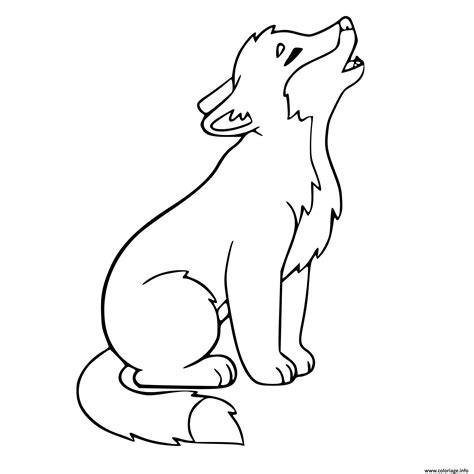 Coloriage Loup Gris Maternelle JeColorie