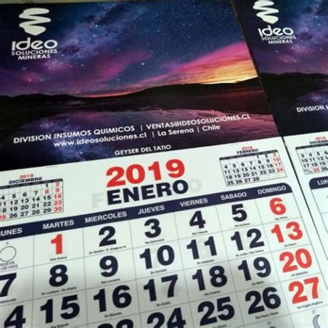 Calendarios De Pared Con Taco Mega Imprenta