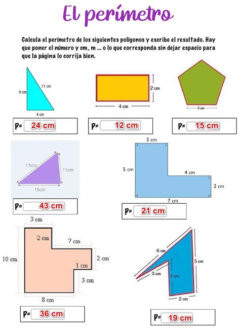 ME PODRIAN AYUDAR PLIS El perímetroCalcula el perímetro de los