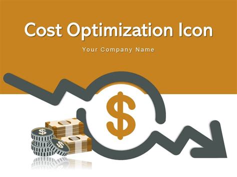 Cost Optimization Icon Business Process Digitalization Gear Circular