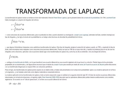 Transformada De Laplace PPT