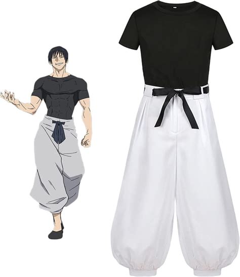 Amazon 呪術廻戦最新編 コスプレ衣装 仮装 伏黒甚爾ふしぐろ とうじ 同人服 人気キャラ 禪院甚爾 コスチューム コスプレ飾り 学園