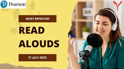 New Pte Read Aloud Pte July Most Repeated Youtube