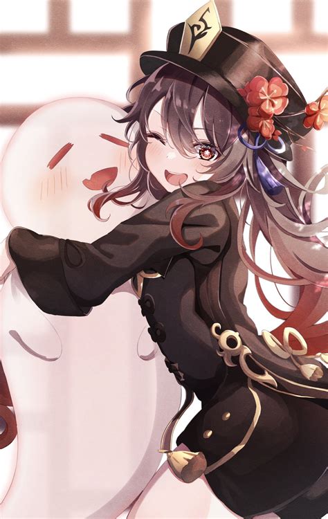 Hu Tao And Boo Tao Genshin Impact Drawn By Sa Ya Danbooru