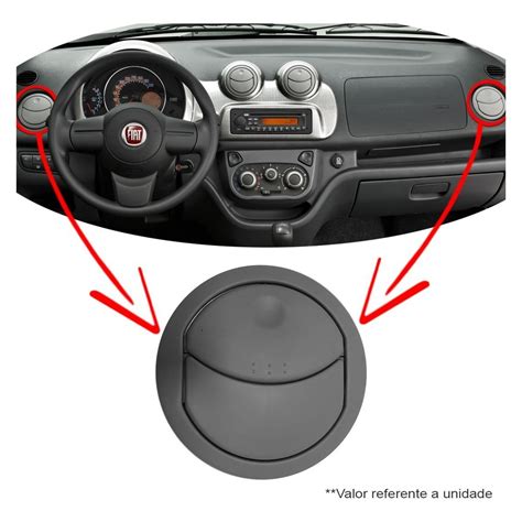 Difusor Saída Ar Lateral Uno Vivace E Nova Fiorino Original 100191591