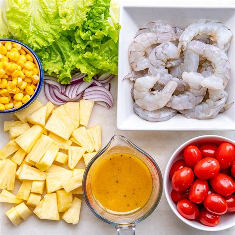 Ensalada De Pi A Y Camarones Mil Recetas De Cocina