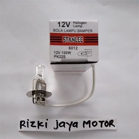 Jual Bohlam Dop Lampu Depan Halogen Lamp Tembak Asli STANLEE STAR12V