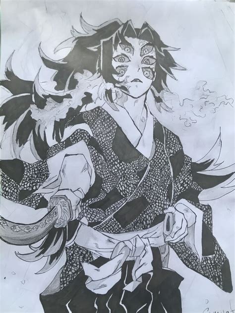 Did This Drawing Of Kokushibo For A Friend Fandom