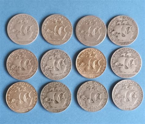 Portugal Republic 2 ½ Escudos 1932 a 1951 incluindo Catawiki