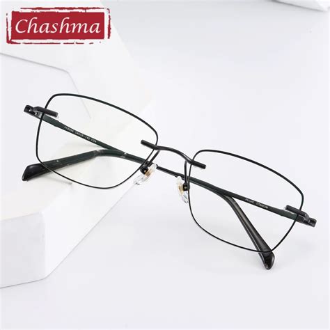 Chashma Gafas Graduadas De Titanio Para Hombre Y Mujer Lentes