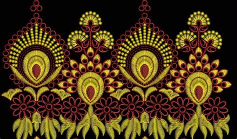 15 Pallu Embroidery Designs Collare Sartesanos Italianos