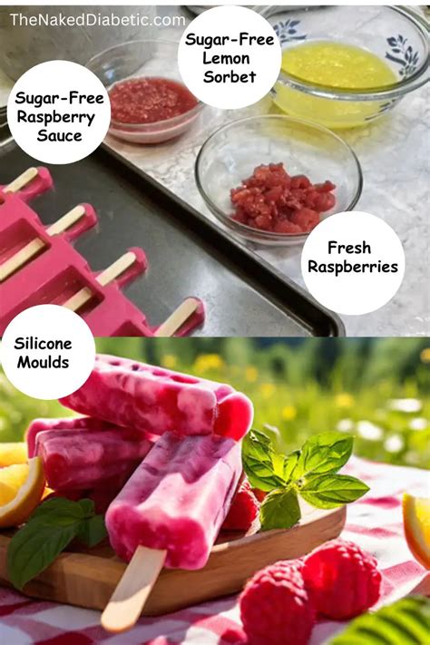 Easy Sugar Free Raspberry Lemon Popsicles The Naked Diabetic