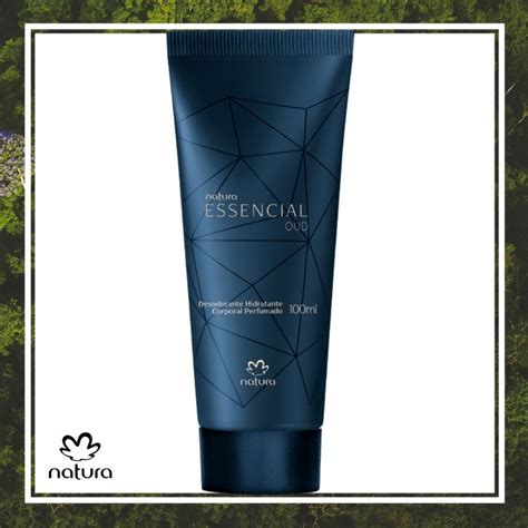 Desodorante Hidratante Corporal Perfumado Essencial Oud Natura 100ml